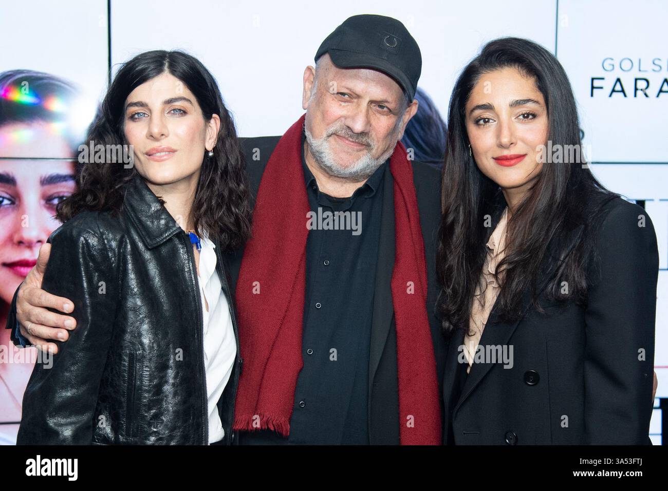 Mina Kavani, Eran Riklis and Golshifteh Farahani attending the Lire ...