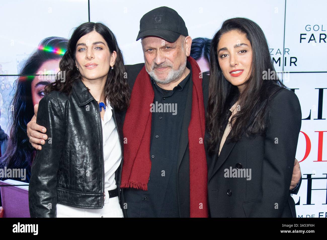 Mina Kavani, Eran Riklis and Golshifteh Farahani attending the Lire ...