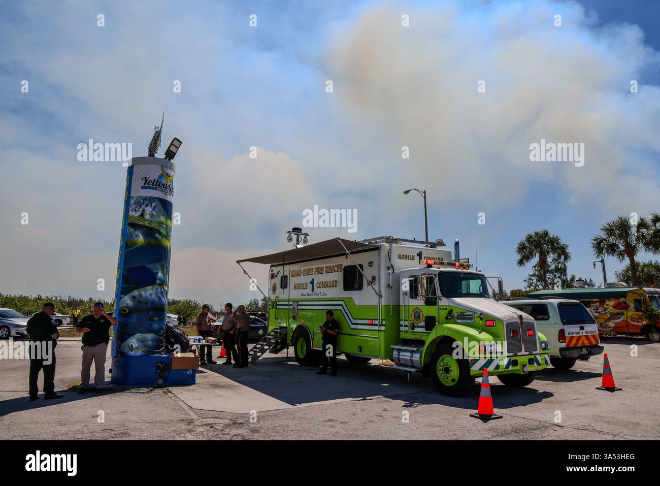 March 20, 2025, Florida City, Fl, USA: Miami Dade Fire Rescue Mobile ...