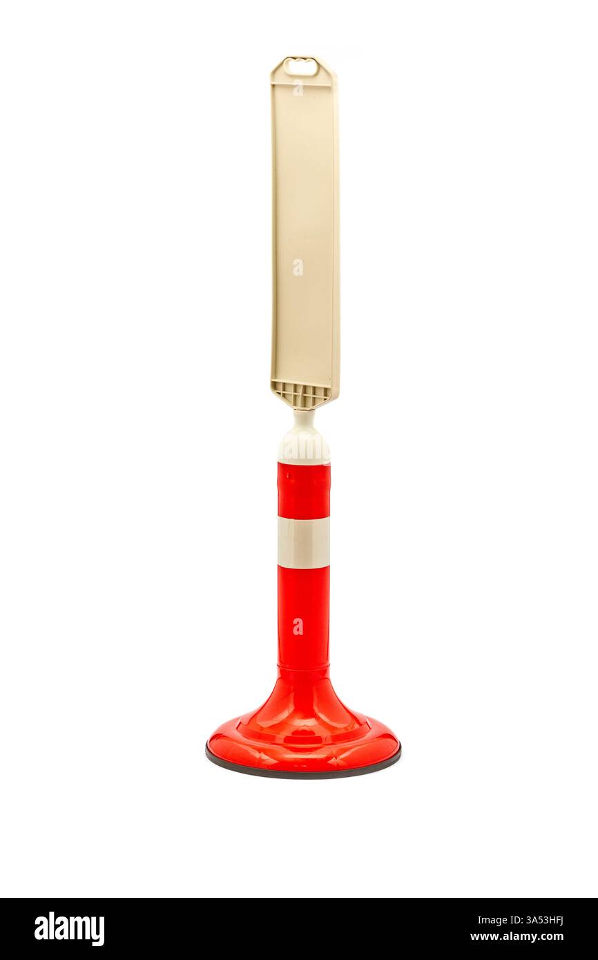 Brightly Colored Traffic Safety Cone with Stand, Used for Road ...