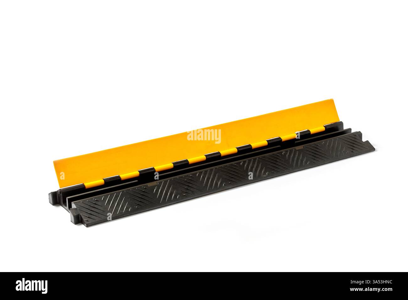 Durable Rubber Speed Bump with High Visibility Yellow Strip for Safe ...