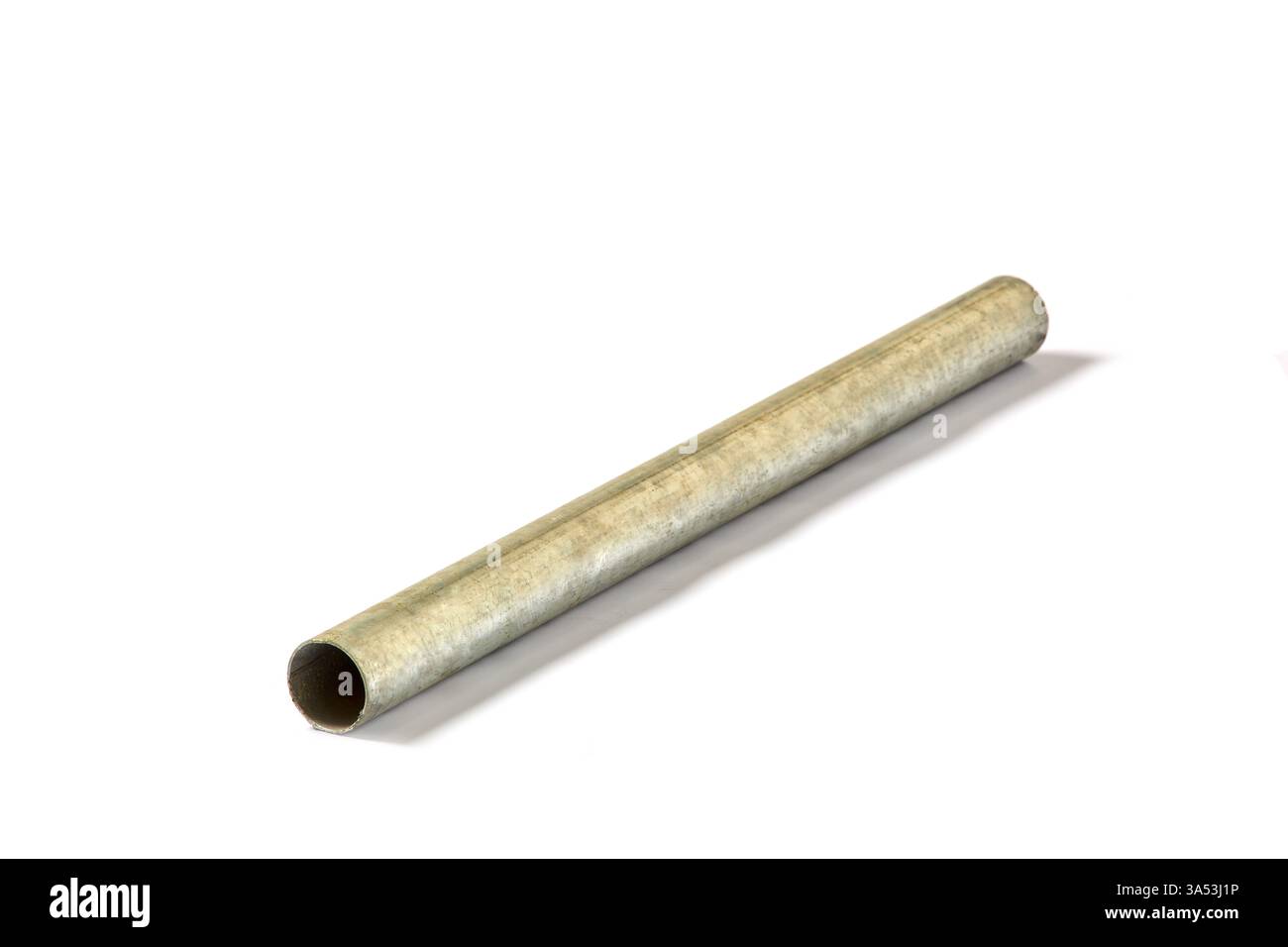 A Close-Up View of a Single Cardboard Cylinder on a White Background ...