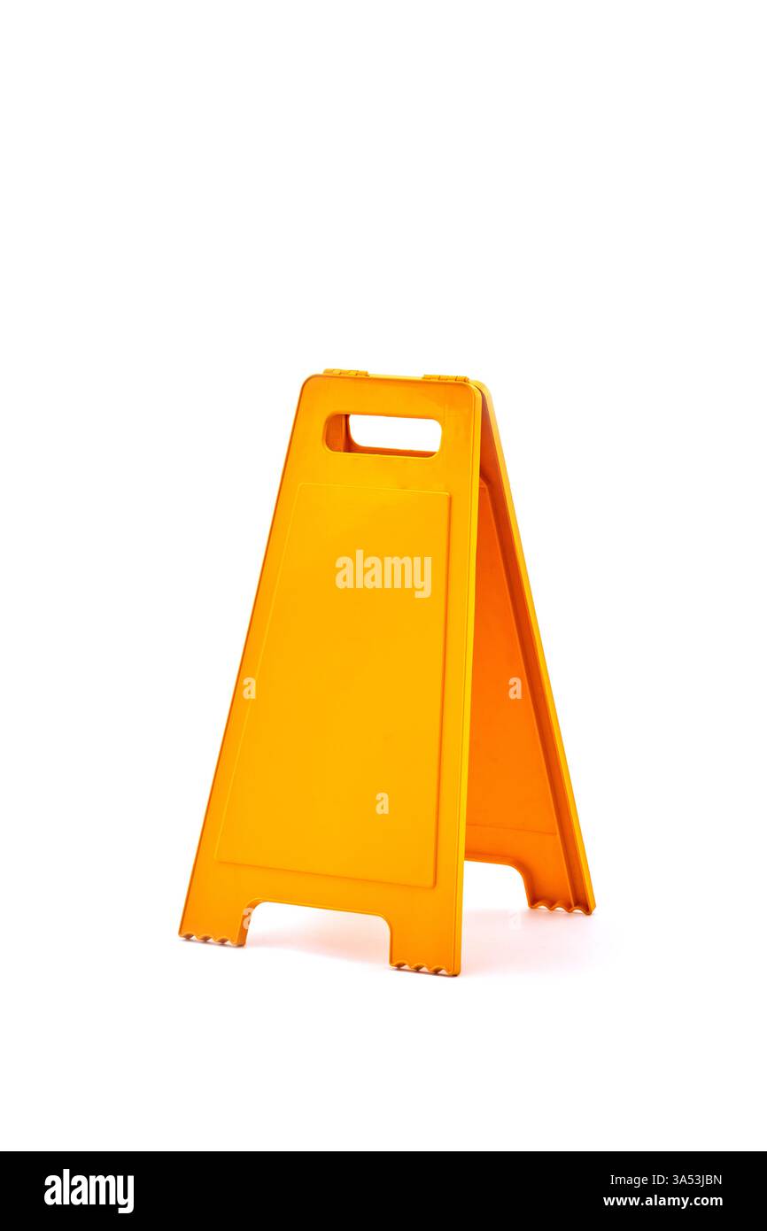 Bright and Durable Plastic Safety Sign for Wet Floors or Caution Areas ...