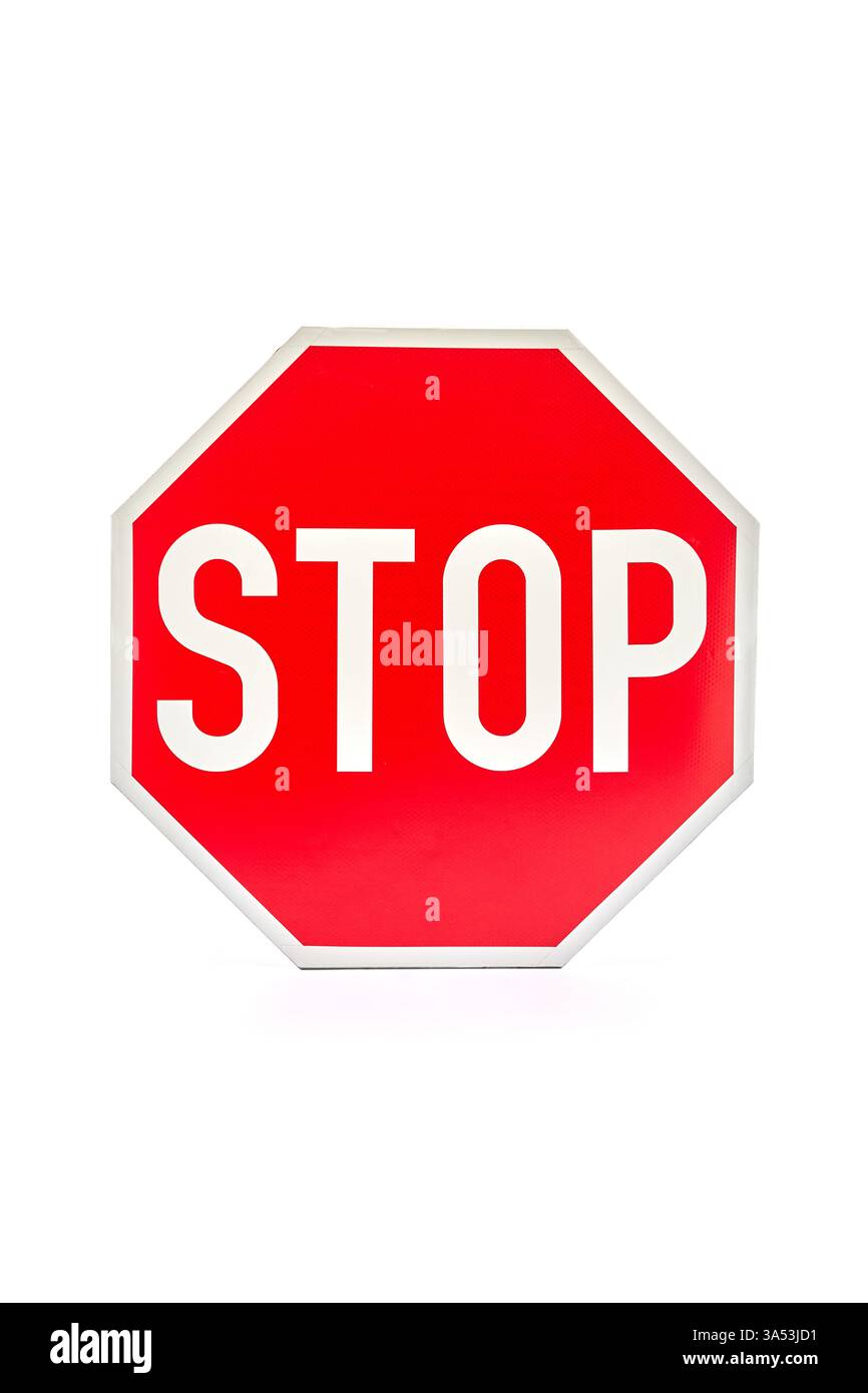 Red Stop Sign: A Vital Element of Traffic Control That Ensures Road ...