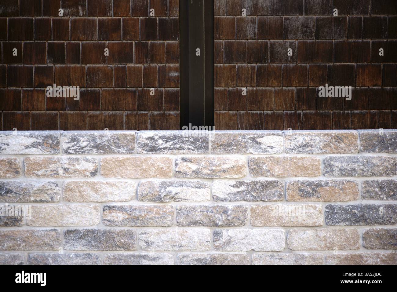 A pattern of different bricks with different structures and surface ...