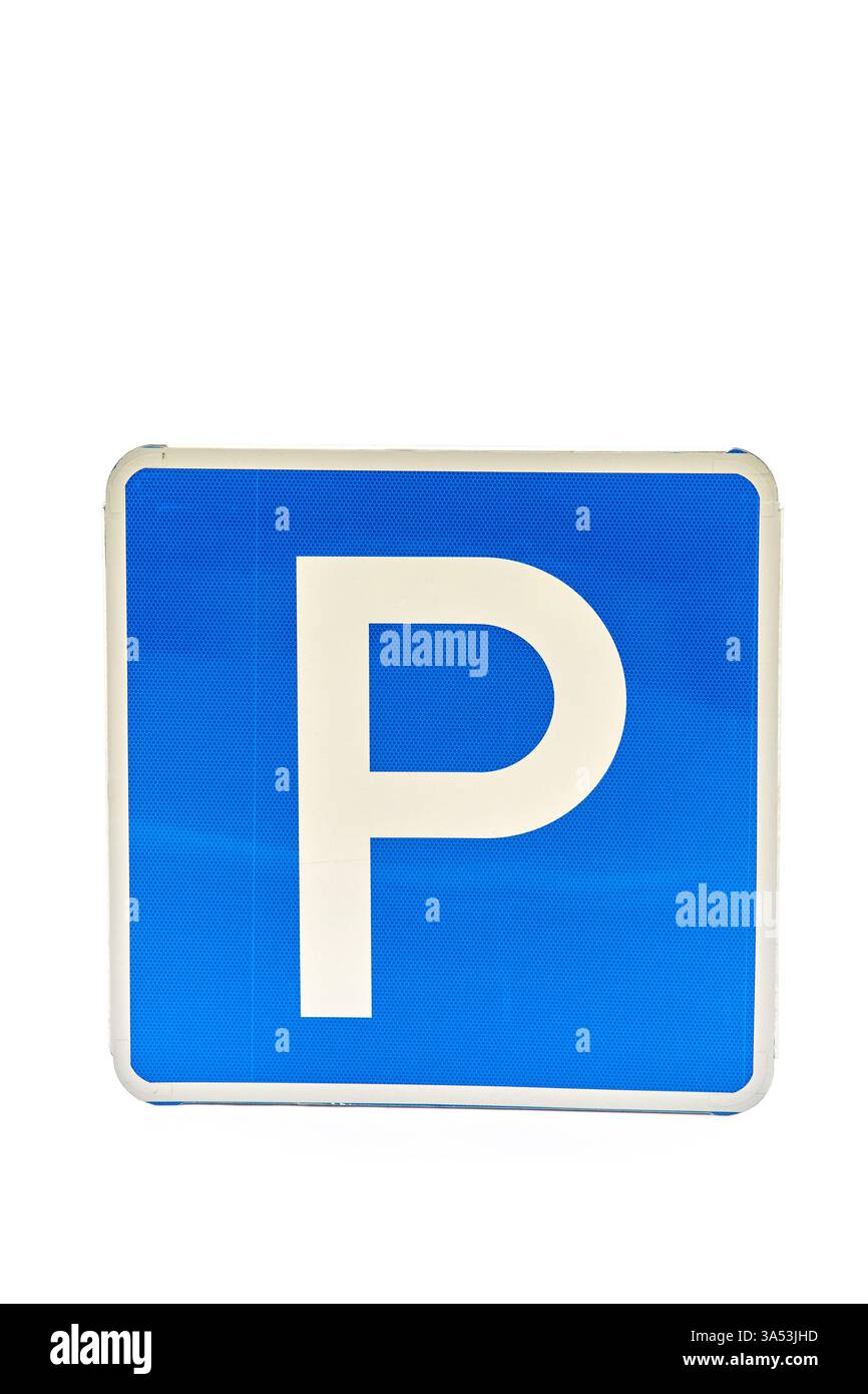 Municipal parking lot sign Cut Out Stock Images & Pictures - Alamy