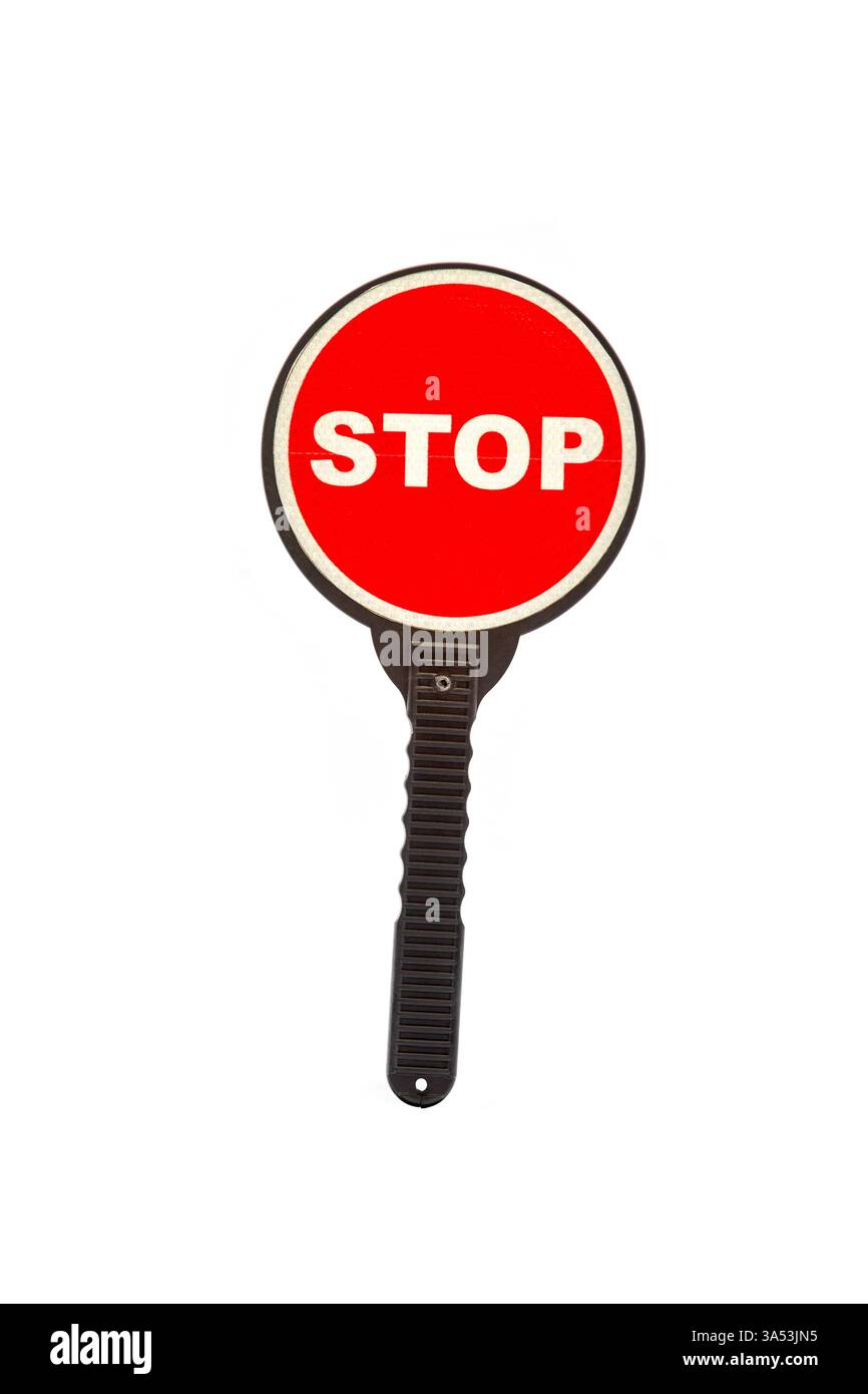 Drivers at a stop sign Cut Out Stock Images & Pictures - Alamy