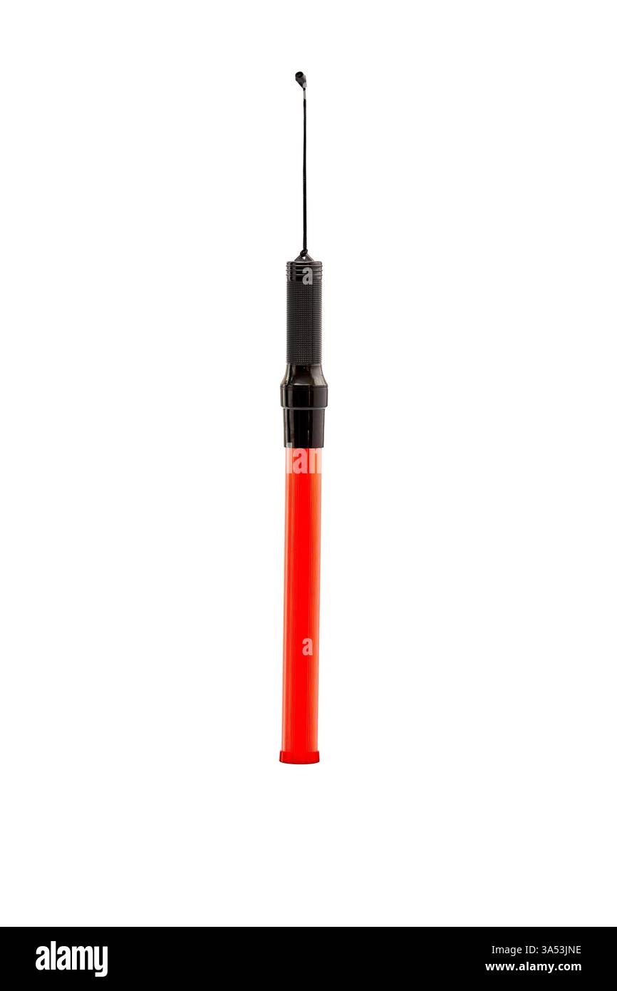 Brightly Colored Emergency Flare with Black Handle and Hanging Loop for ...