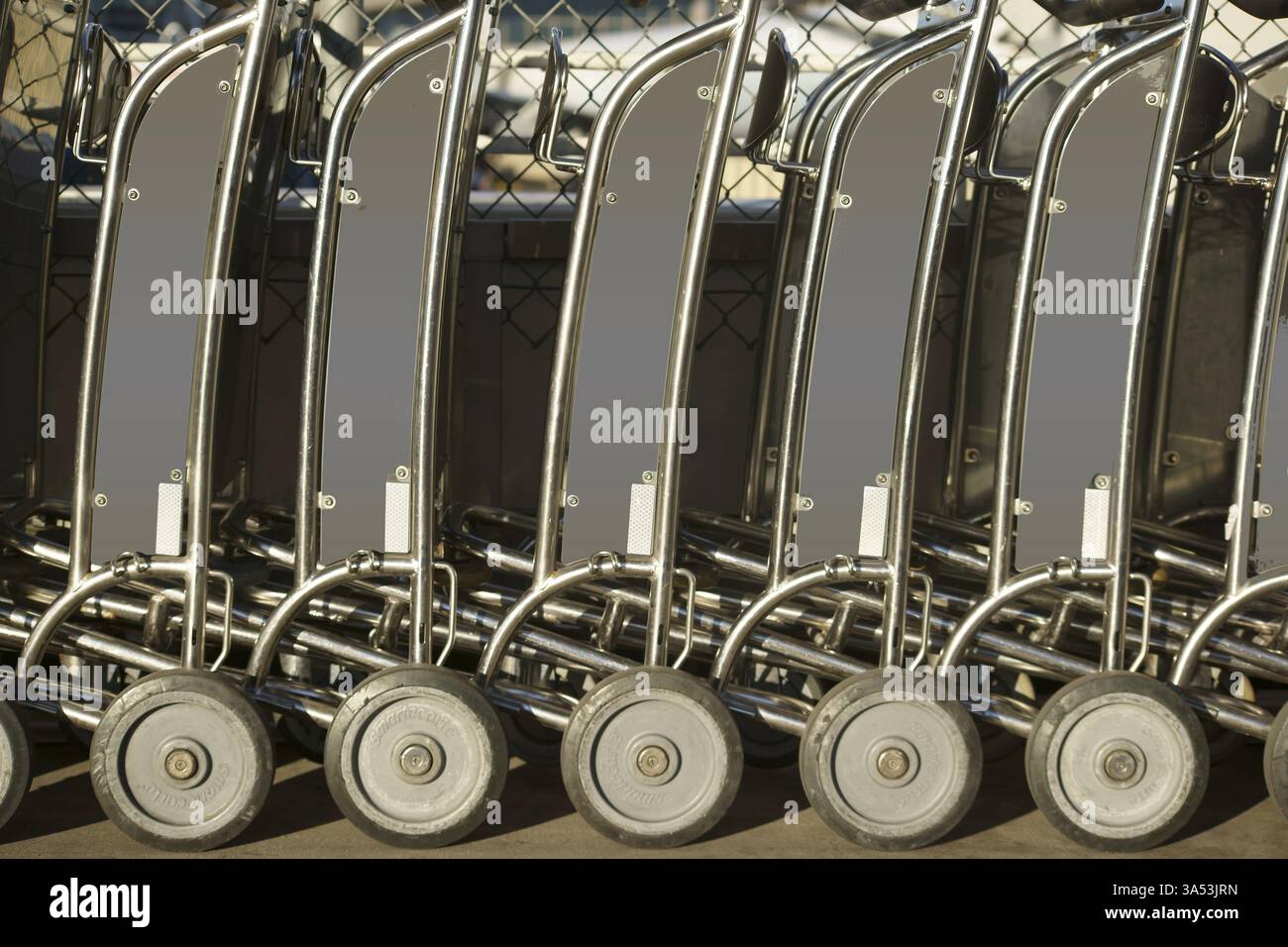 Luggage trolleys from trolley hi-res stock photography and images - Alamy