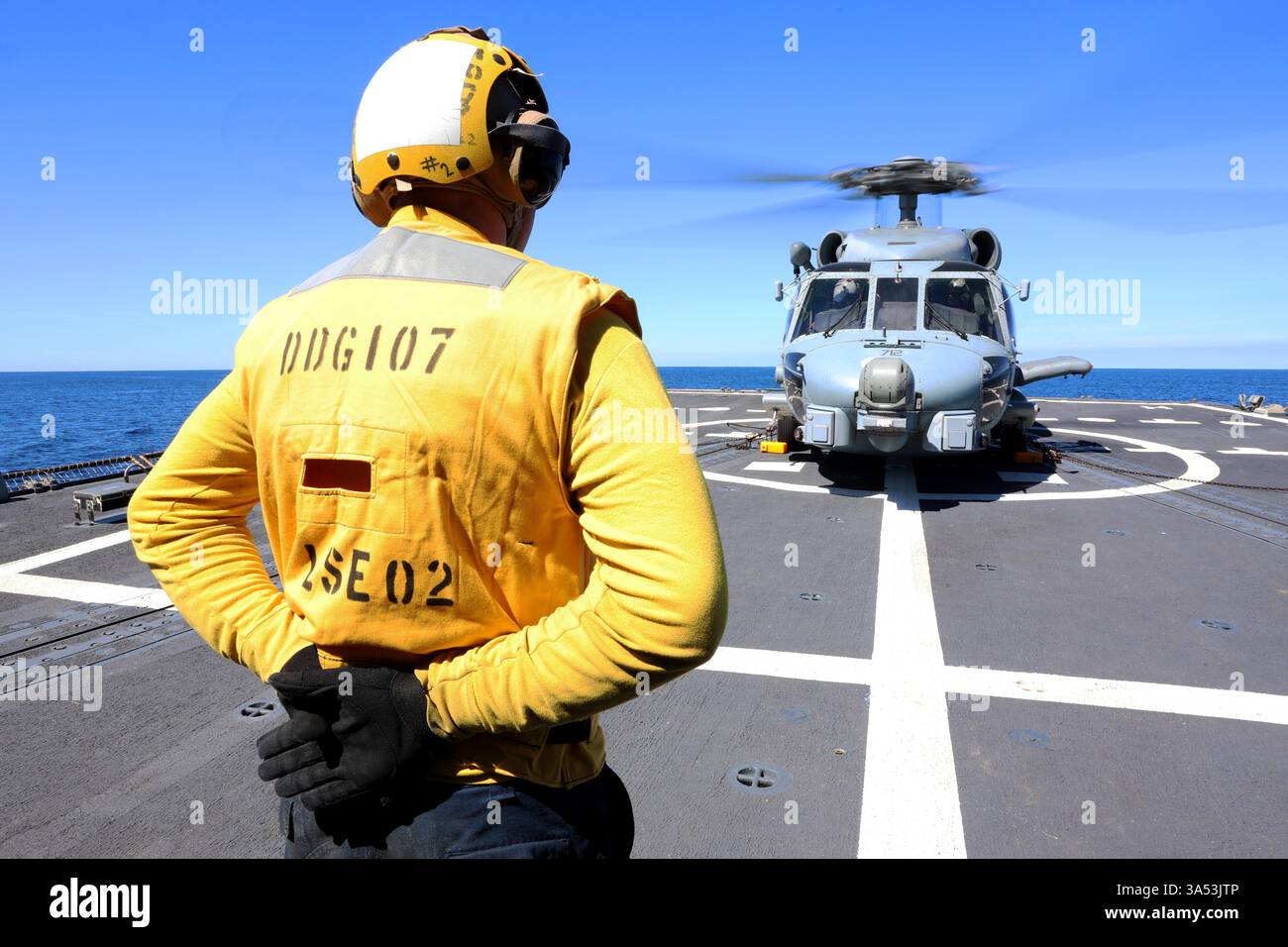 Naval Station Mayport, Florida, USA. 19th Mar, 2025. Boatswain's Mate ...