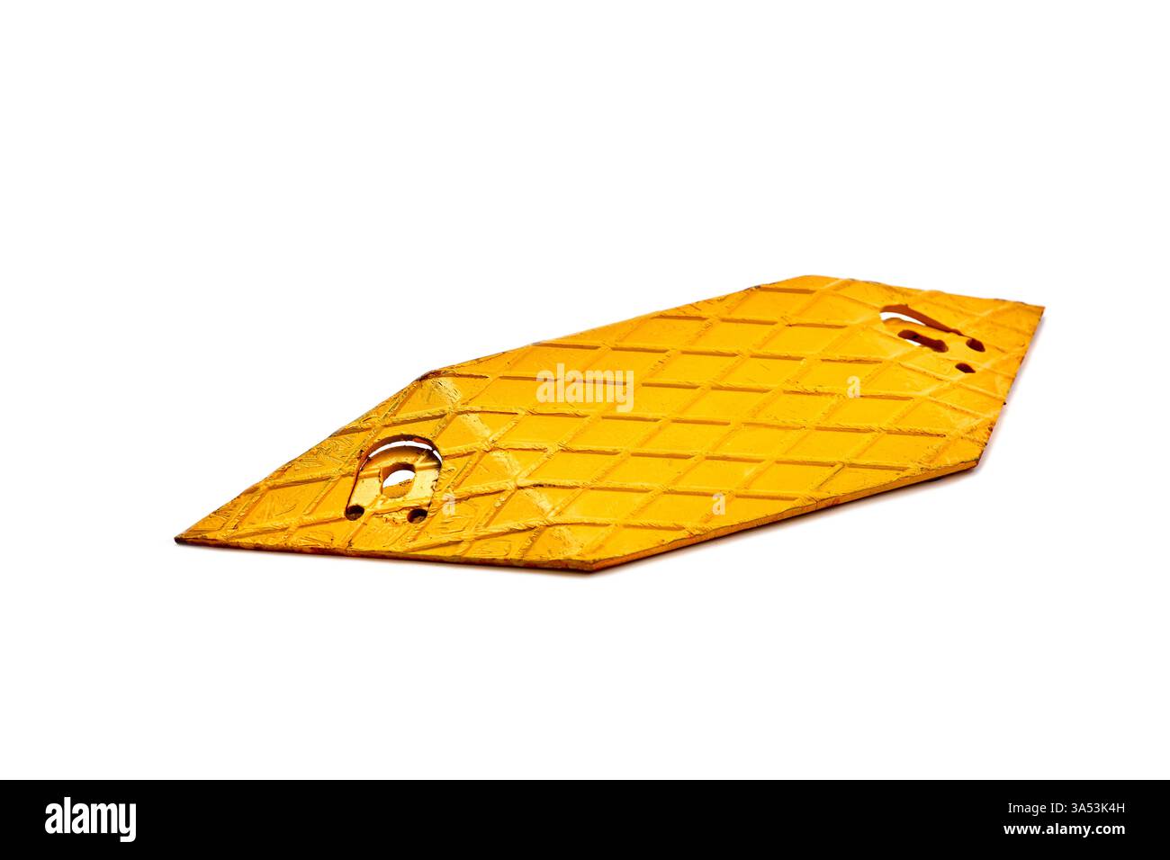 High-Visibility Yellow Safety Plate Designed to Enhance Safety Measures ...