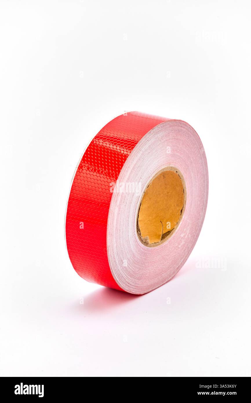 Bright Red Reflective Tape Roll Perfect for Emergency Signage, Vehicle ...