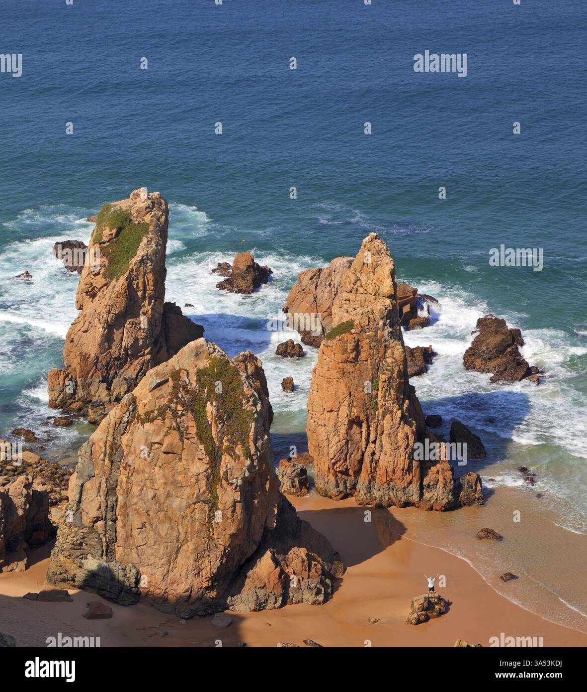 Delighted tourist stands on hi-res stock photography and images - Alamy