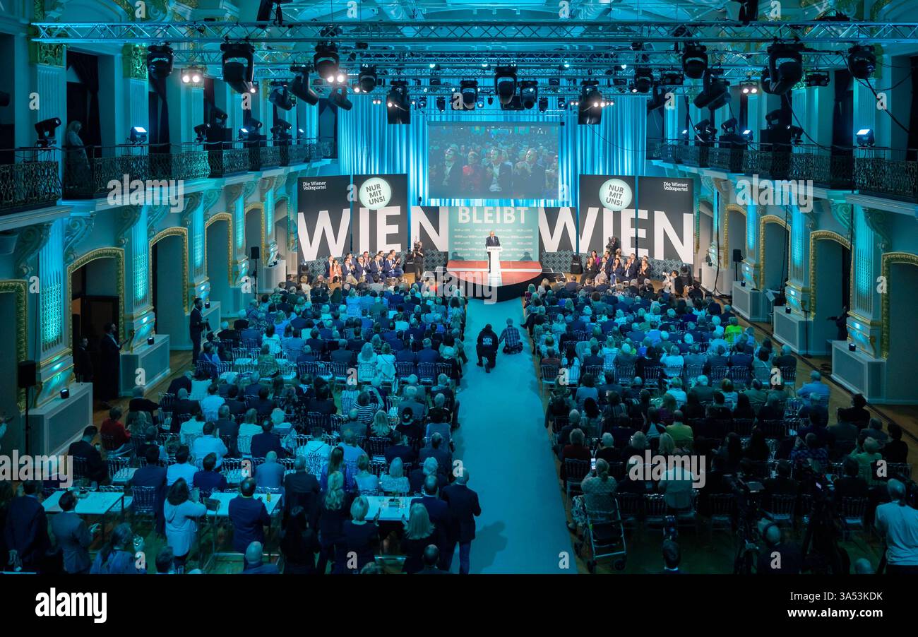 20250320 Wiener Volkspartei - Grosse Wien-Rede von Karl Mahrer WIEN, OESTERREICH - 20. MAERZ ...