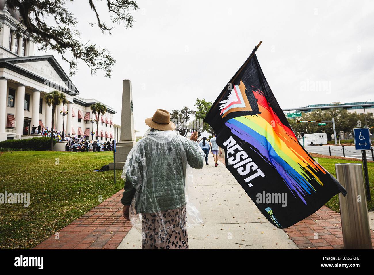 Tallahassee, Florida, USA. 20th Mar, 2025. Transgender and LGBTQ ...