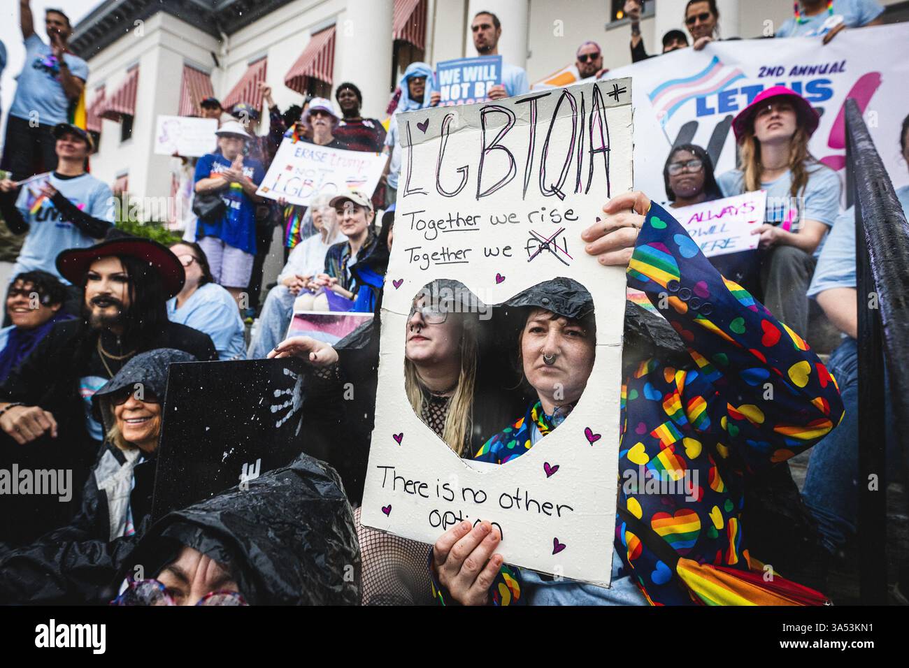 Tallahassee, Florida, USA. 20th Mar, 2025. Transgender and LGBTQ ...