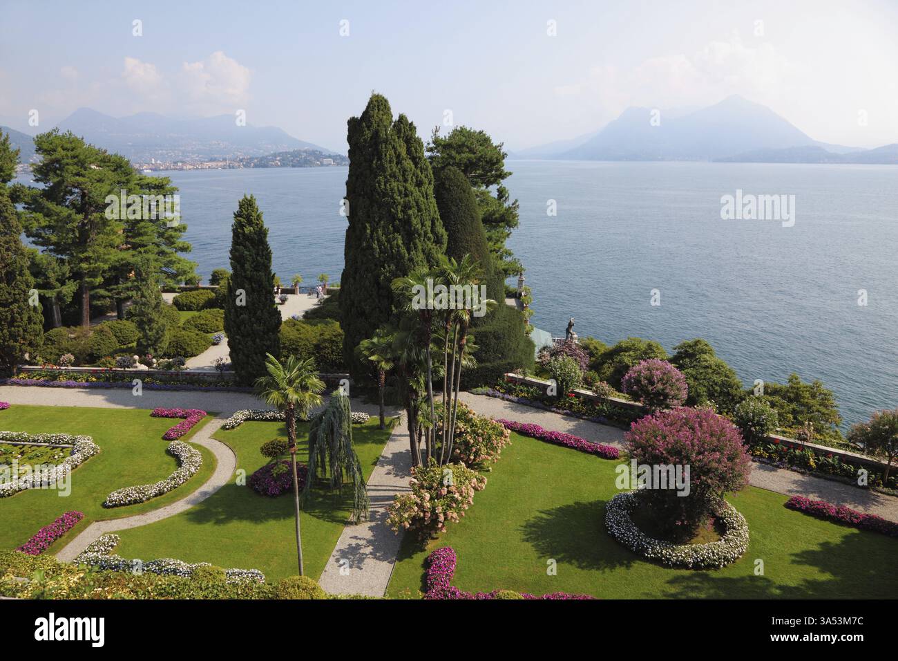 Northern Italy, Lake Maggiore. A masterpiece of landscape art ...