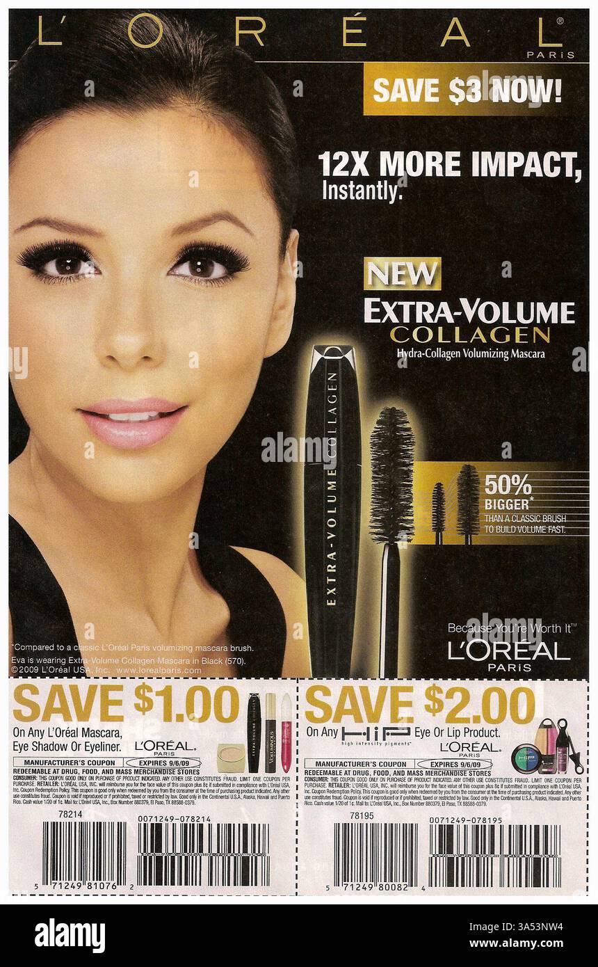 Loreal advert vintage Cut Out Stock Images & Pictures - Alamy