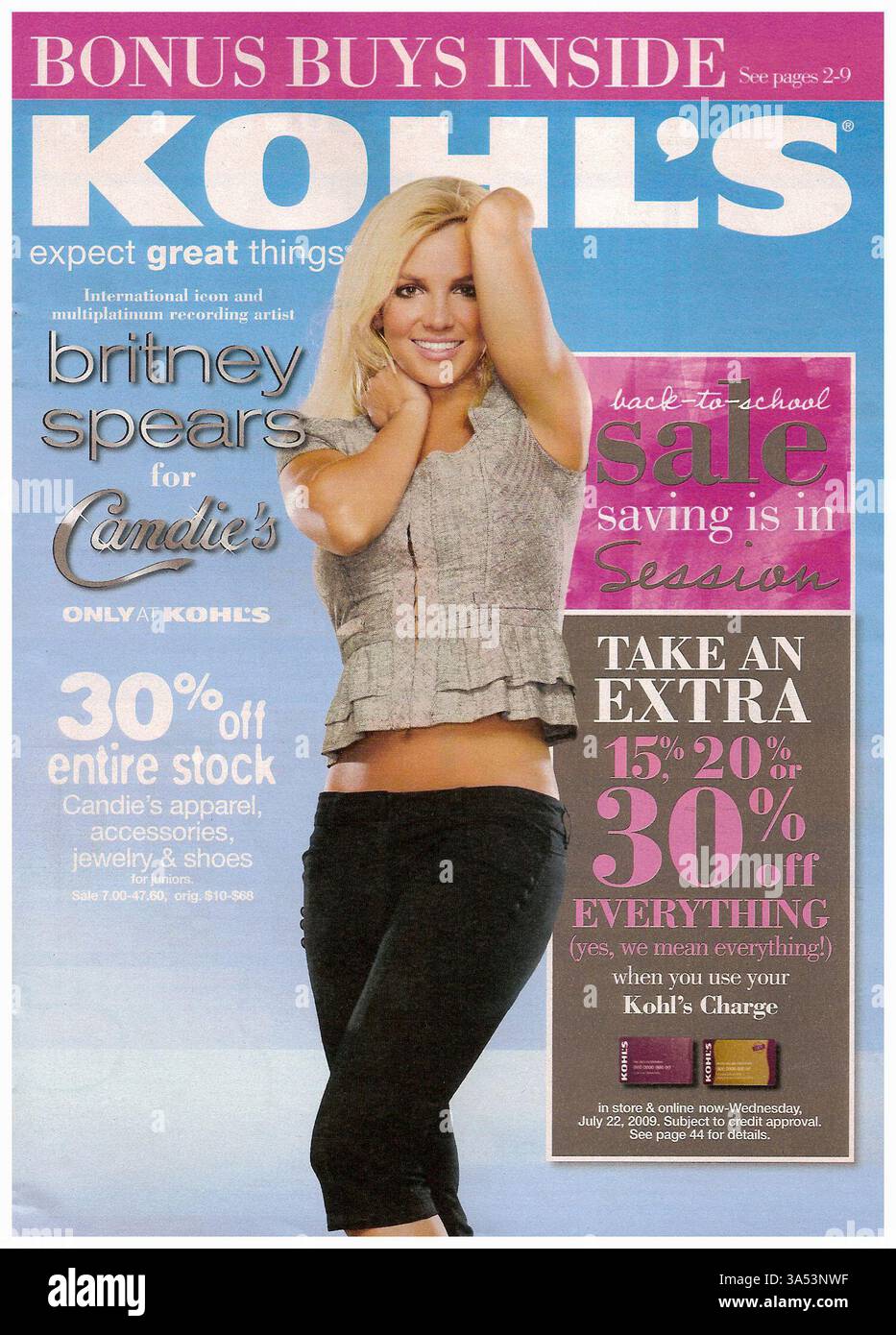 2010 print ad for Candie's designed by Britney Spears for Kohl's, a ...