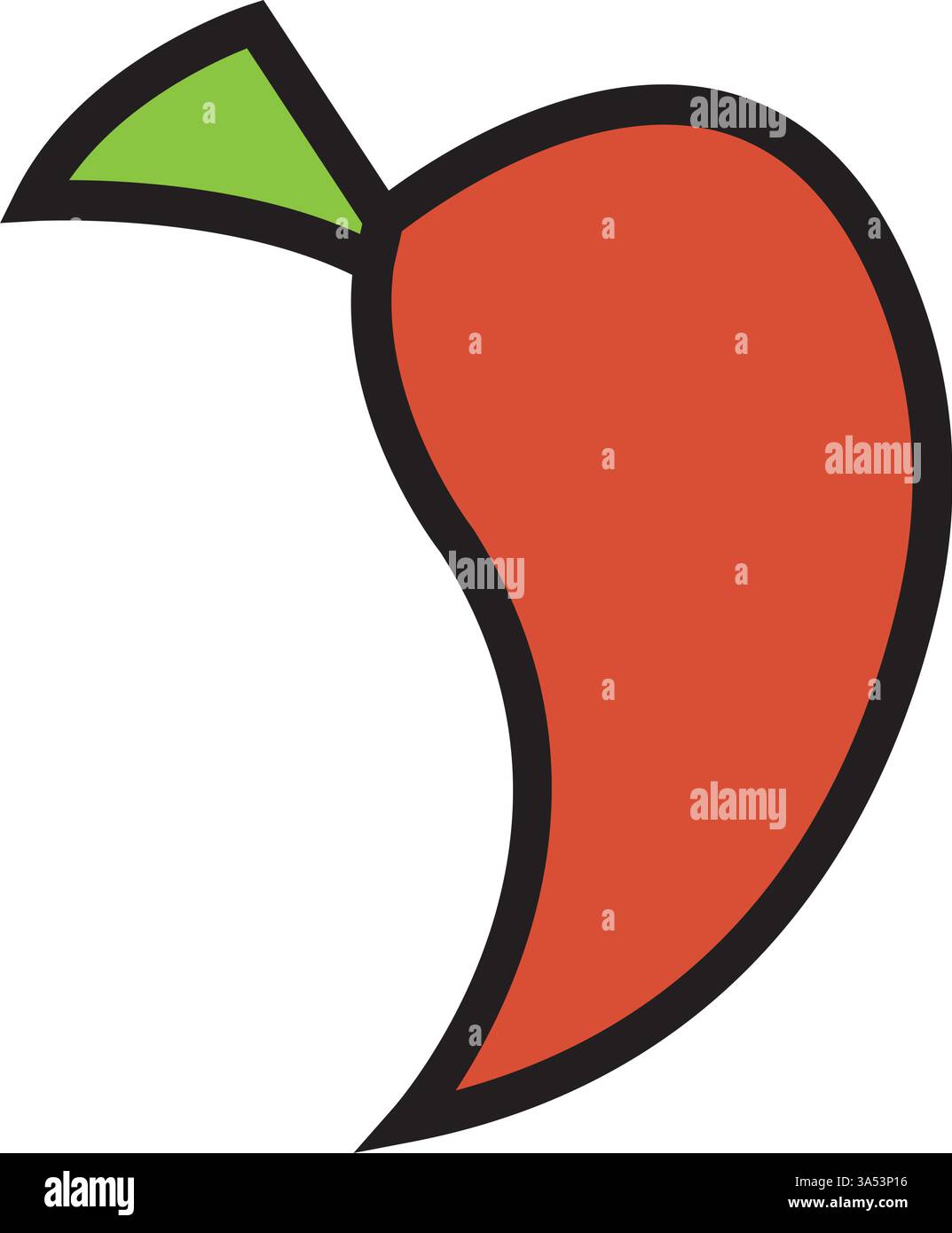 Isolated chile mexican vector illustration Stock Vector Image & Art - Alamy