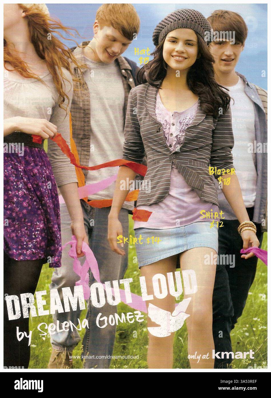 2010 print ad for "Dream Out Loud by Selena Gomez," a clothing line launched in 2010 and ...