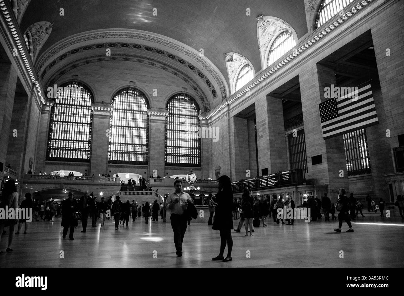 Entrance to grand central Black and White Stock Photos & Images - Alamy