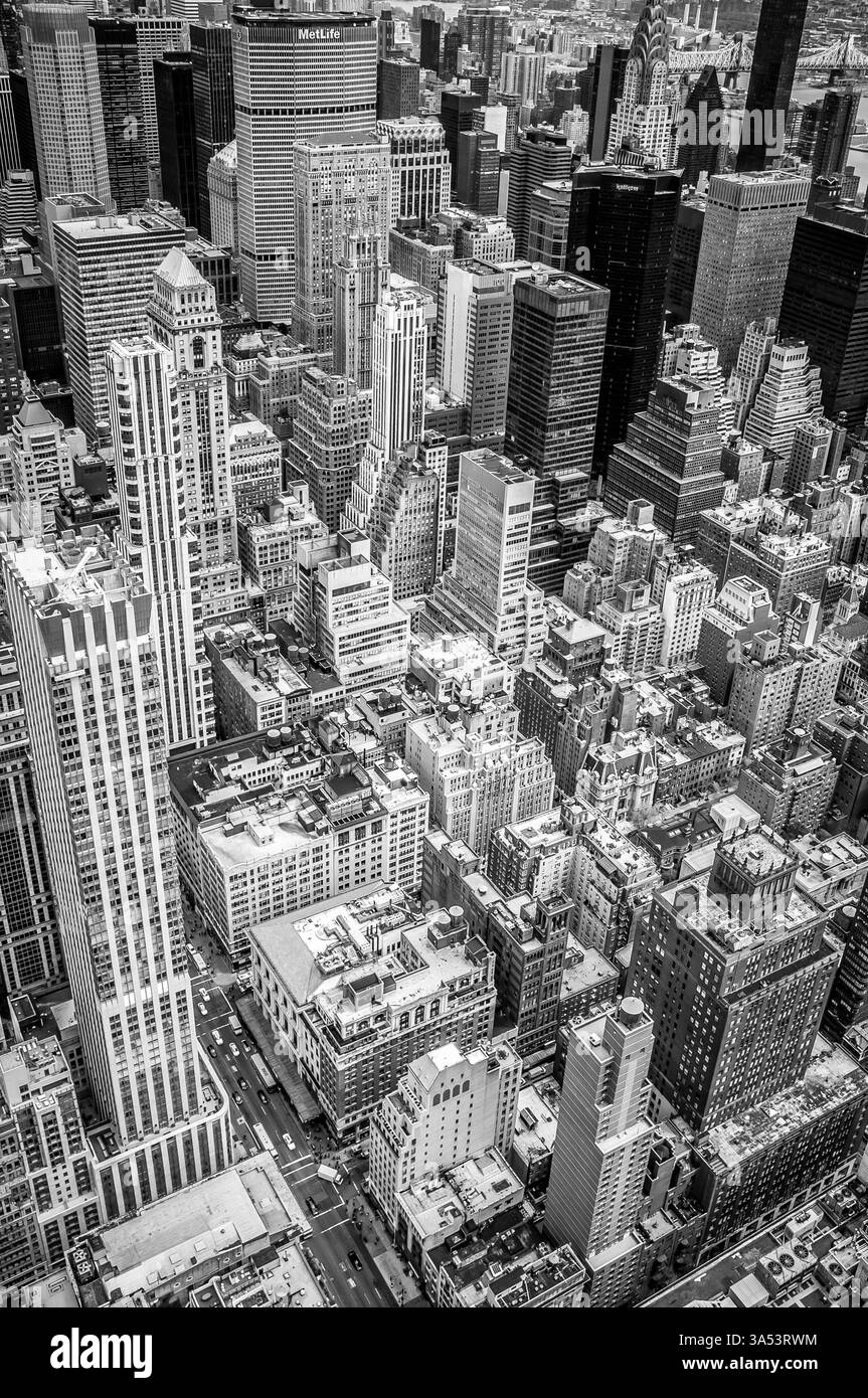 View from above usa Black and White Stock Photos & Images - Alamy