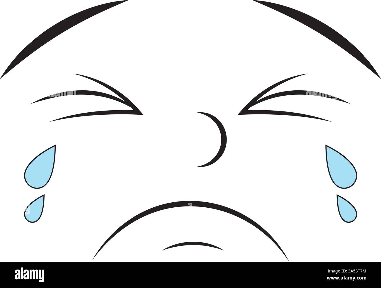 Portrait young adult crying Cut Out Stock Images & Pictures - Alamy
