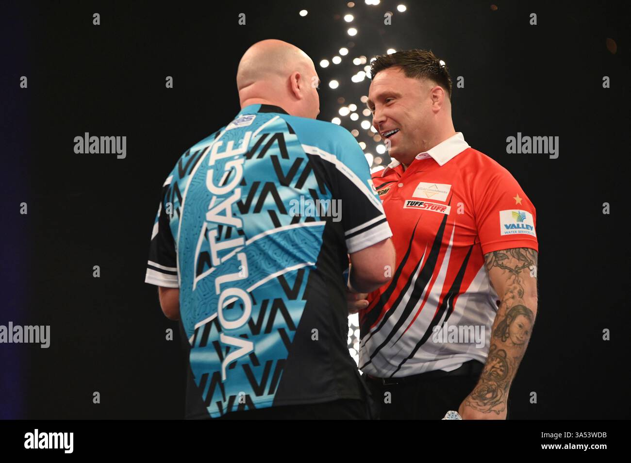 20th March 2025, Utilita Arena, Cardiff, Wales; 2025 PDC Premier League ...