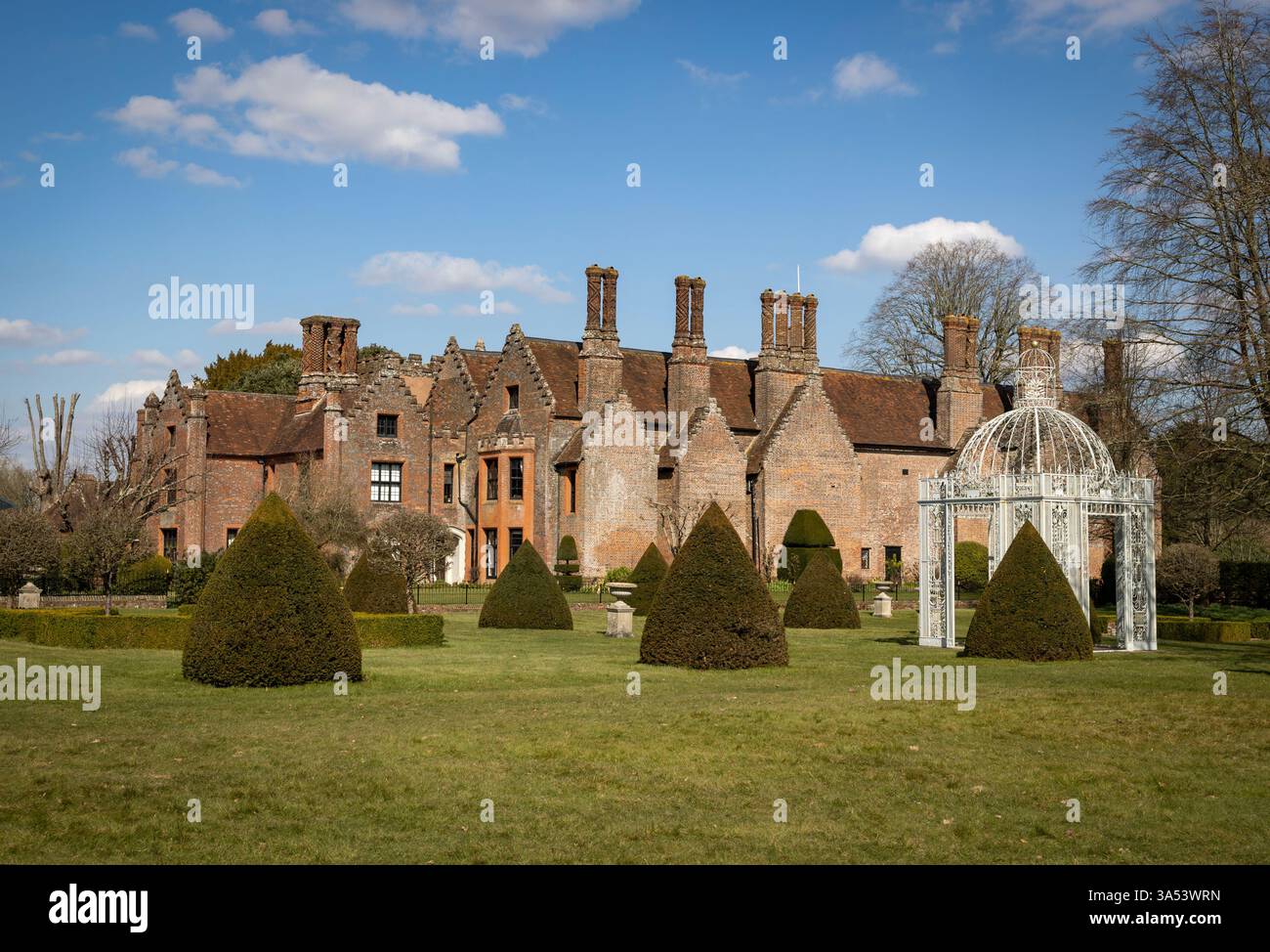 Chenies Manor House and gardens, a Tudor grade 1 listed building, in ...