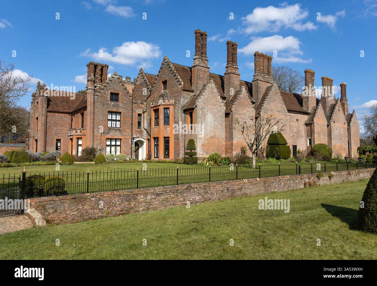 Chenies Manor House and gardens, a Tudor grade 1 listed building, in ...