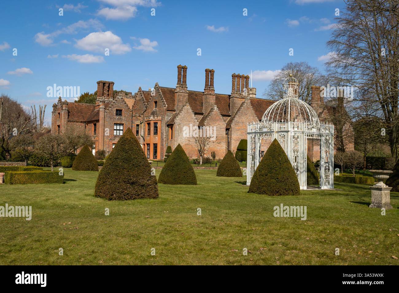 Chenies Manor House and gardens, a Tudor grade 1 listed building, in ...