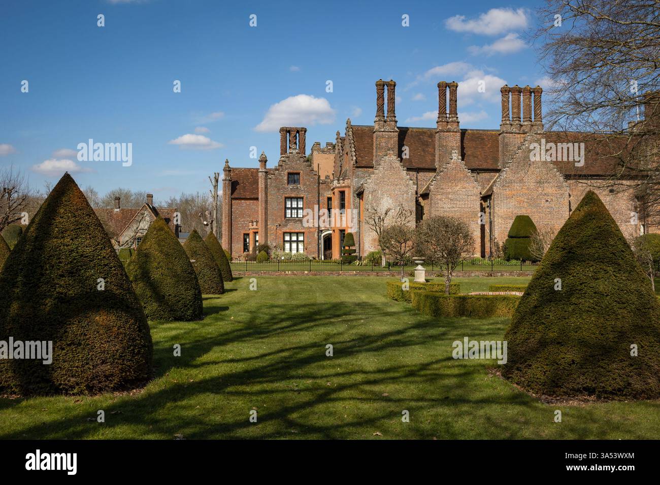 Chenies Manor House and gardens, a Tudor grade 1 listed building, in ...