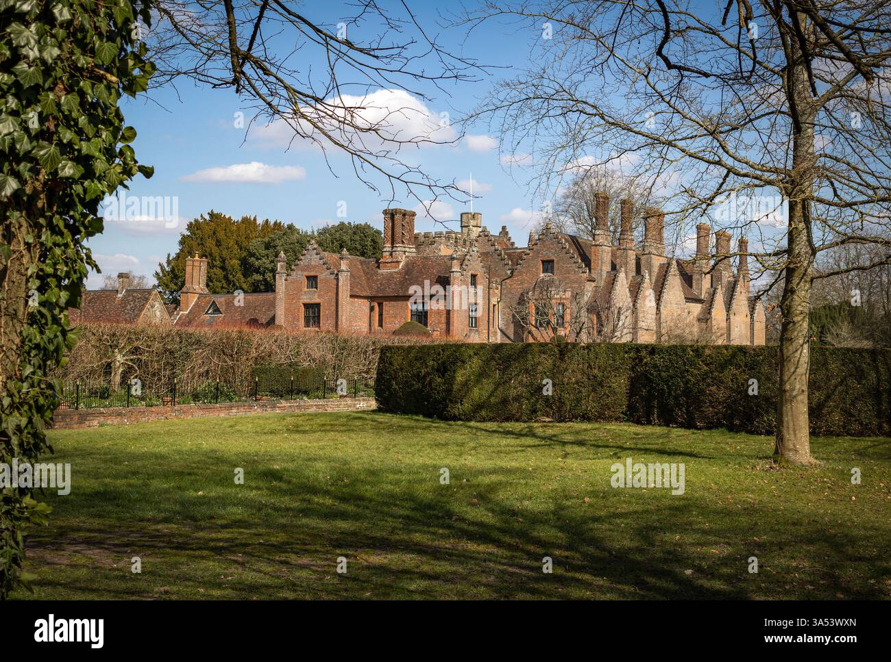 Chenies Manor House and gardens, a Tudor grade 1 listed building, in ...