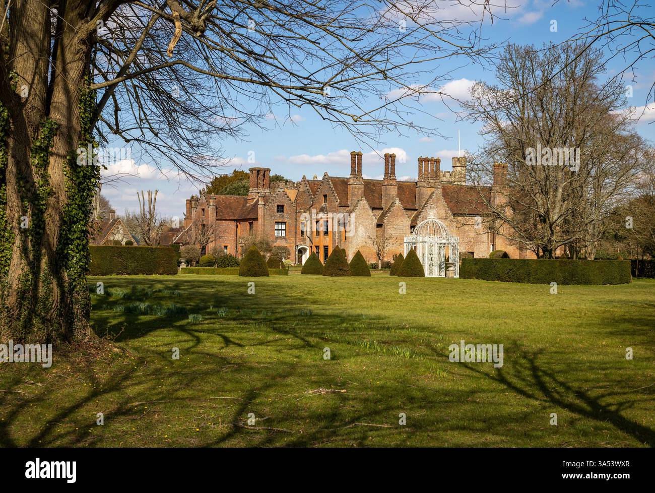 Chenies Manor House and gardens, a Tudor grade 1 listed building, in ...