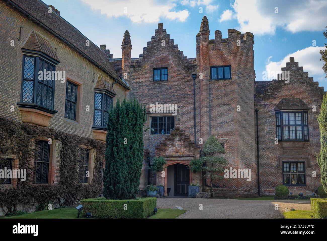 Chenies Manor House and gardens, a Tudor grade 1 listed building, in ...
