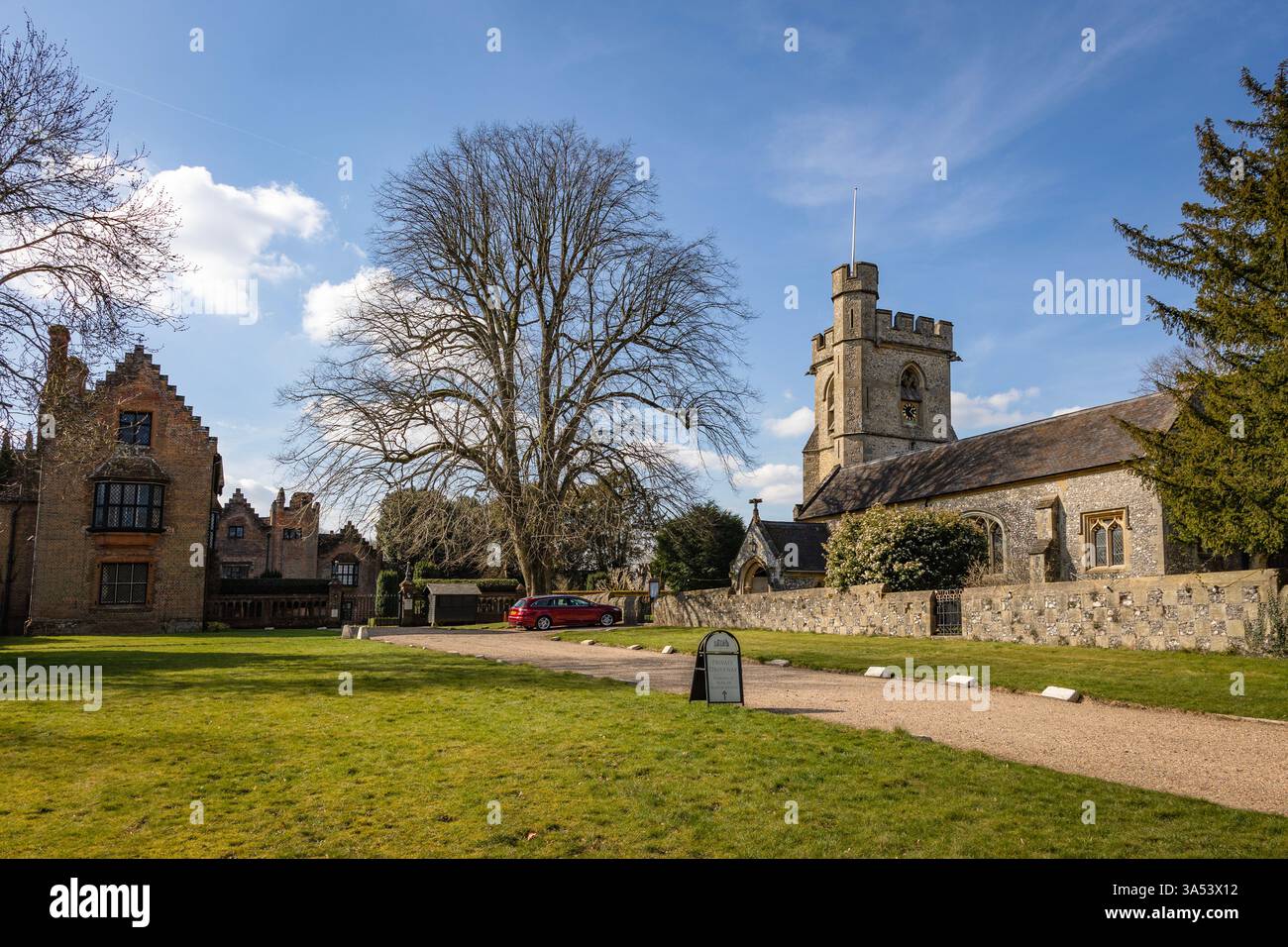 Chenies Manor House and gardens, a Tudor grade 1 listed building and St ...