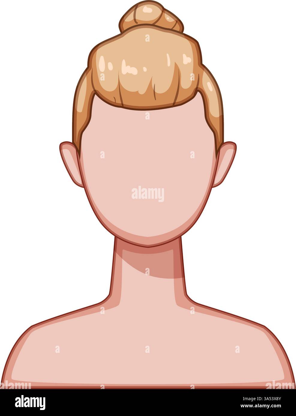 pixie hairstyles for men cartoon vector illustration Stock Vector Image ...