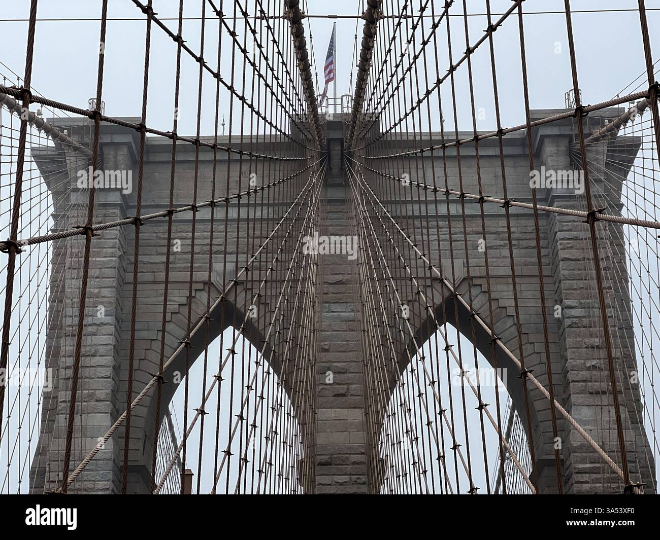 New York, United States. 30th March, 2025. Thick fog covers the New ...