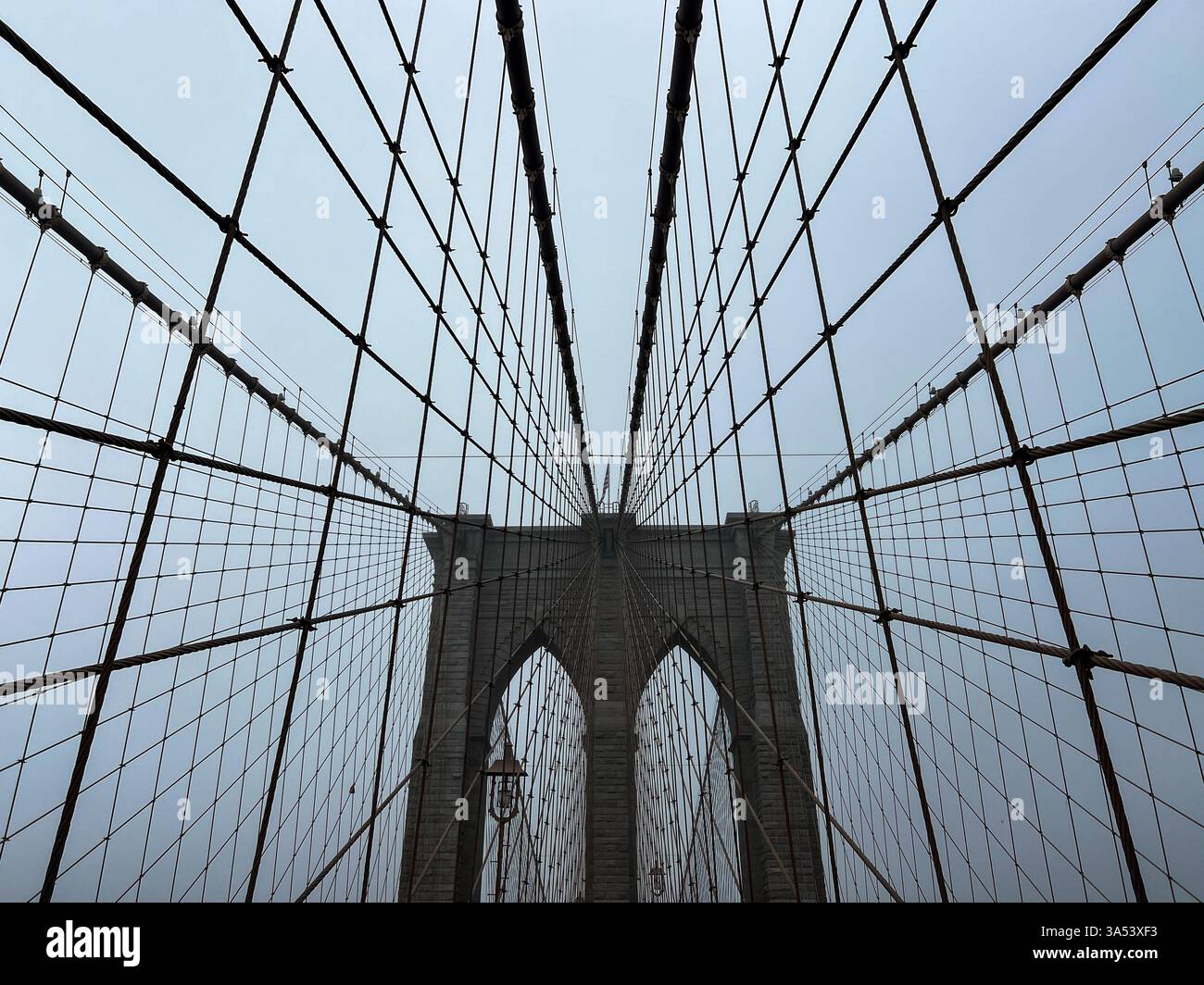 New York, United States. 30th March, 2025. Thick fog covers the New ...