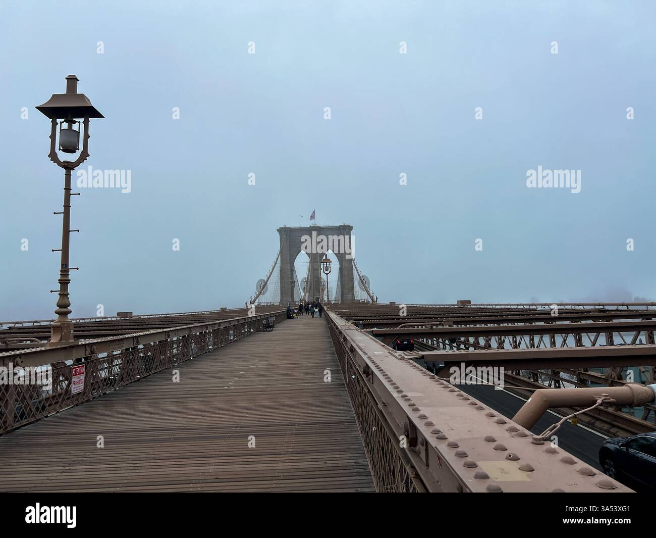 New York, United States. 30th March, 2025. Thick fog covers the New ...