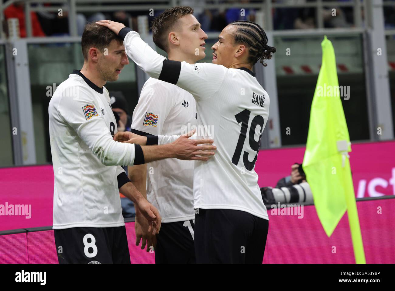 20th March 2025; Stadio San Siro, Milan, Italy, UEFA Nations League Football, Quarter Finals ...