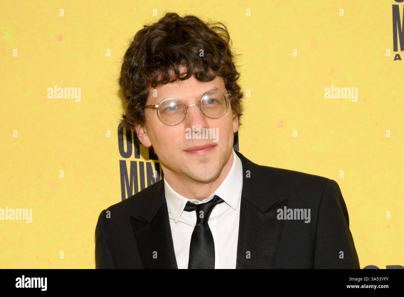 New York, USA. 20th Mar, 2025. Jesse Eisenberg attends "Operation ...