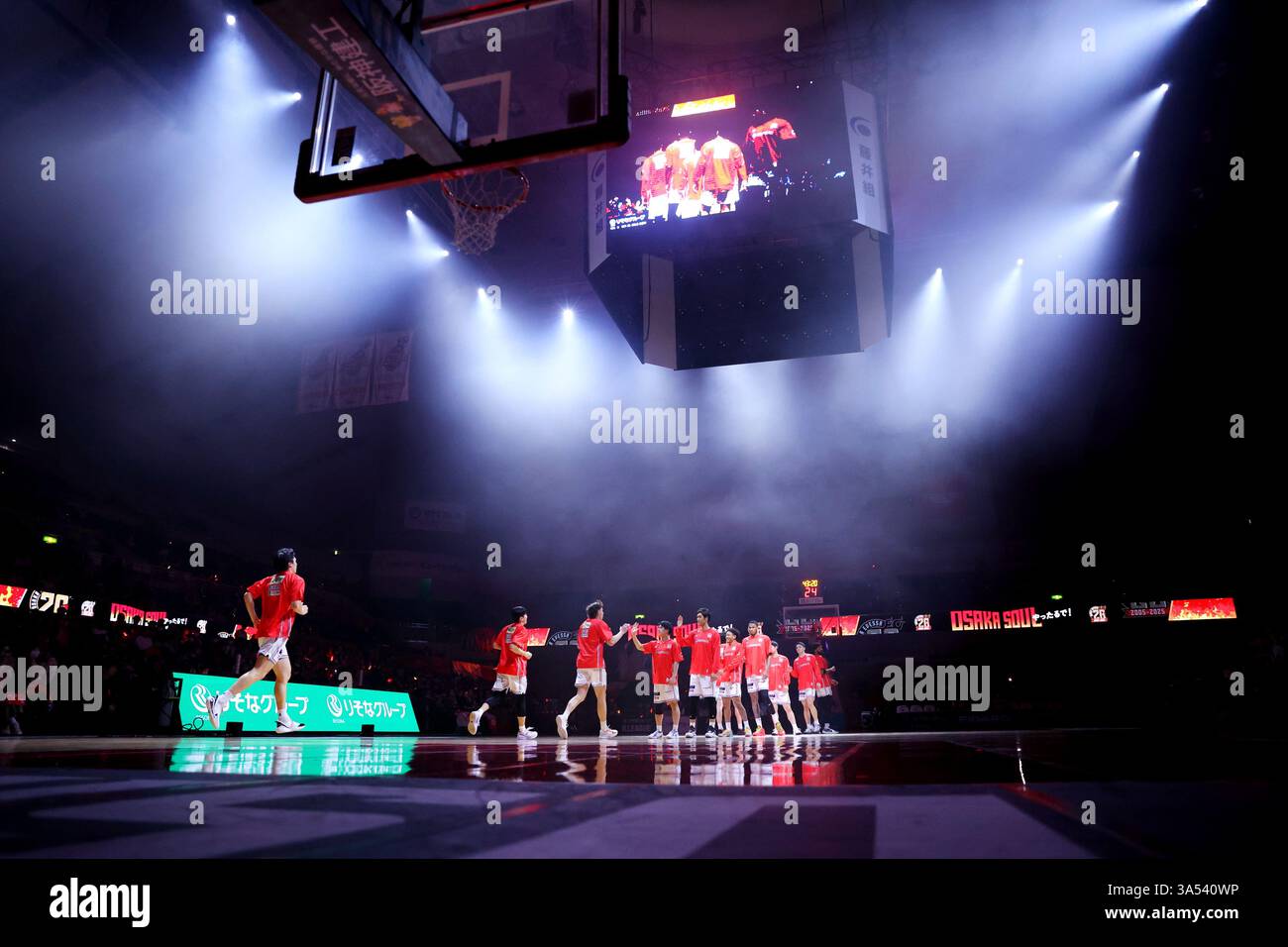 Hiroshima Dragonflies team group (Dragonflies), MARCH 19, 2025 - Basketball : 2024-25 B.LEAGUE ...