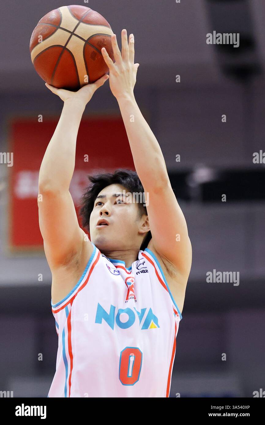 Ryo Terashima (Dragonflies), MARCH 19, 2025 - Basketball : 2024-25 B.LEAGUE B1 game between ...