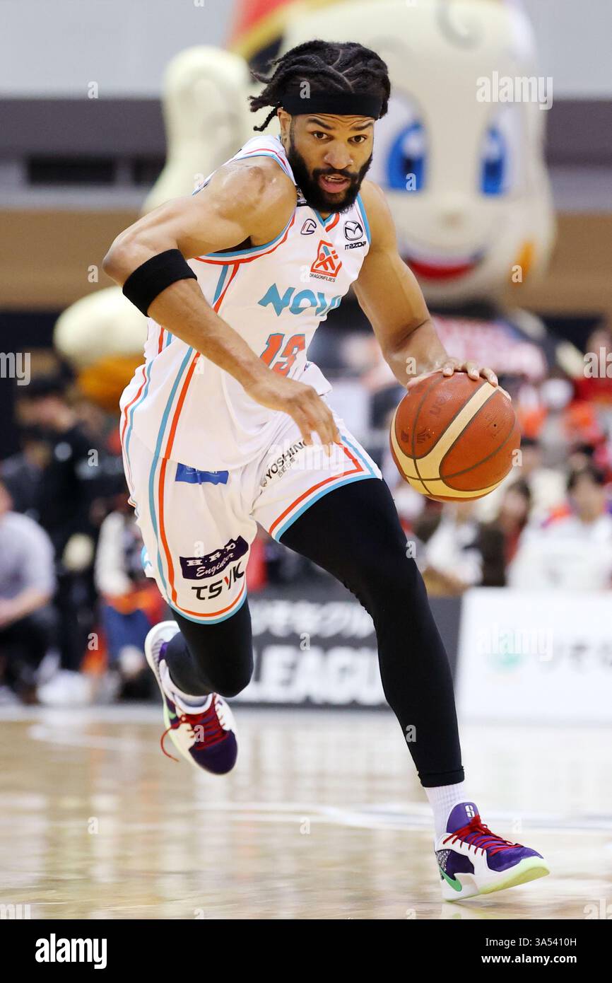 Dwayne Evans II (Dragonflies), MARCH 19, 2025 - Basketball : 2024-25 B.LEAGUE B1 game between ...