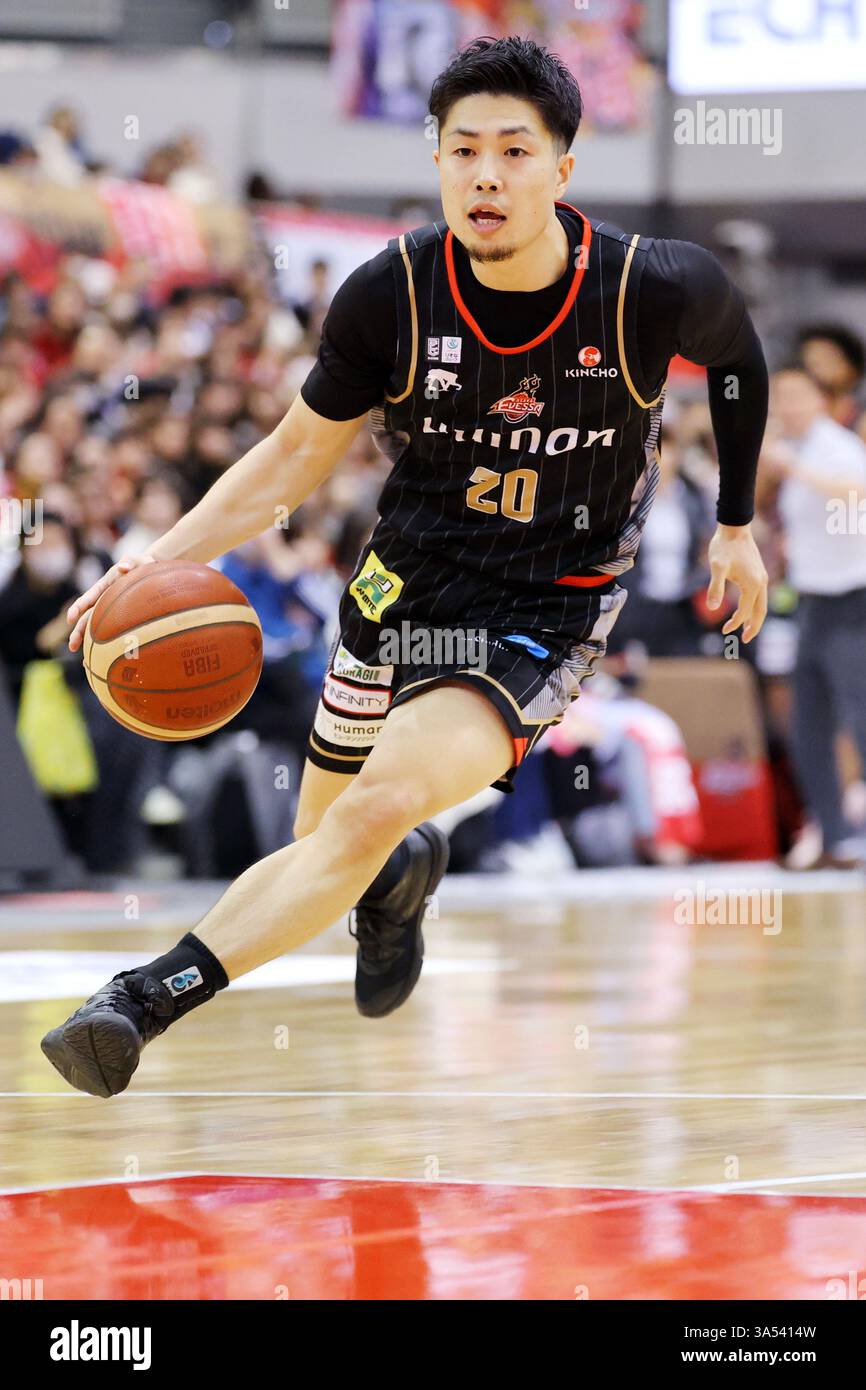 Osaka, Japan. 19th Mar, 2025. Rei Goda (Evessa) Basketball : 2024-25 B ...