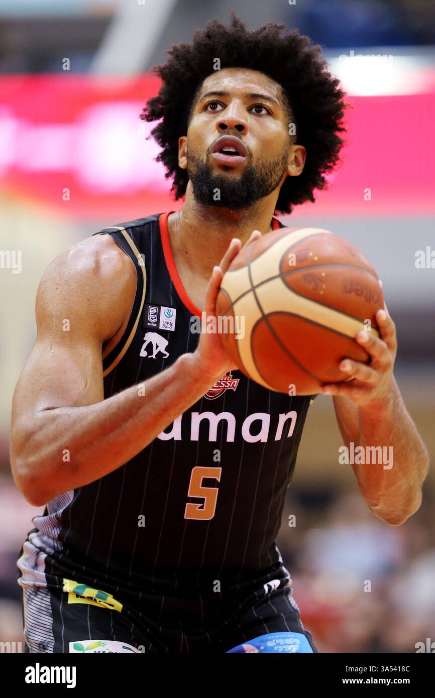 Osaka, Japan. 19th Mar, 2025. Matt Bonds (Evessa) Basketball : 2024-25 ...