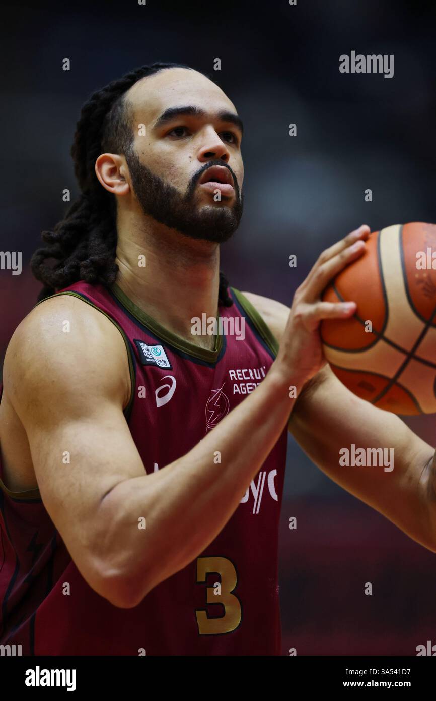 Sacha Killeya-Jones (Brave Thunders), MARCH 19, 2025 - Basketball : 2024-25 B.LEAGUE B1 game ...