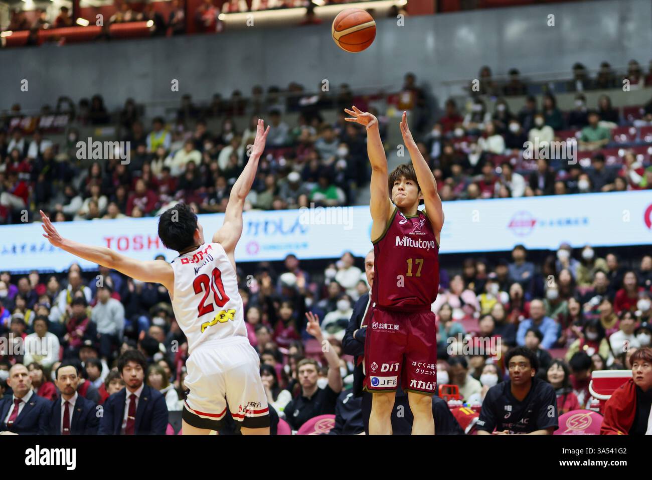 Ryo Iida (Brave Thunders), MARCH 19, 2025 - Basketball : 2024-25 B ...